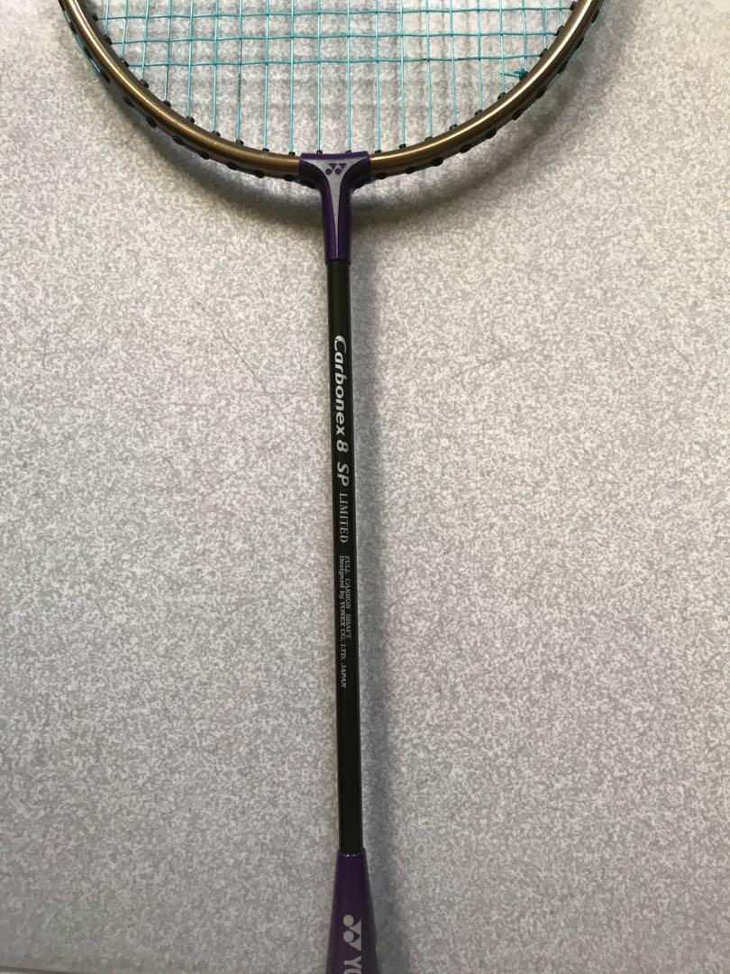 Yonex Carbonex 8 SP Limited Badminton Racquet, Sports Equipment, Sports ...