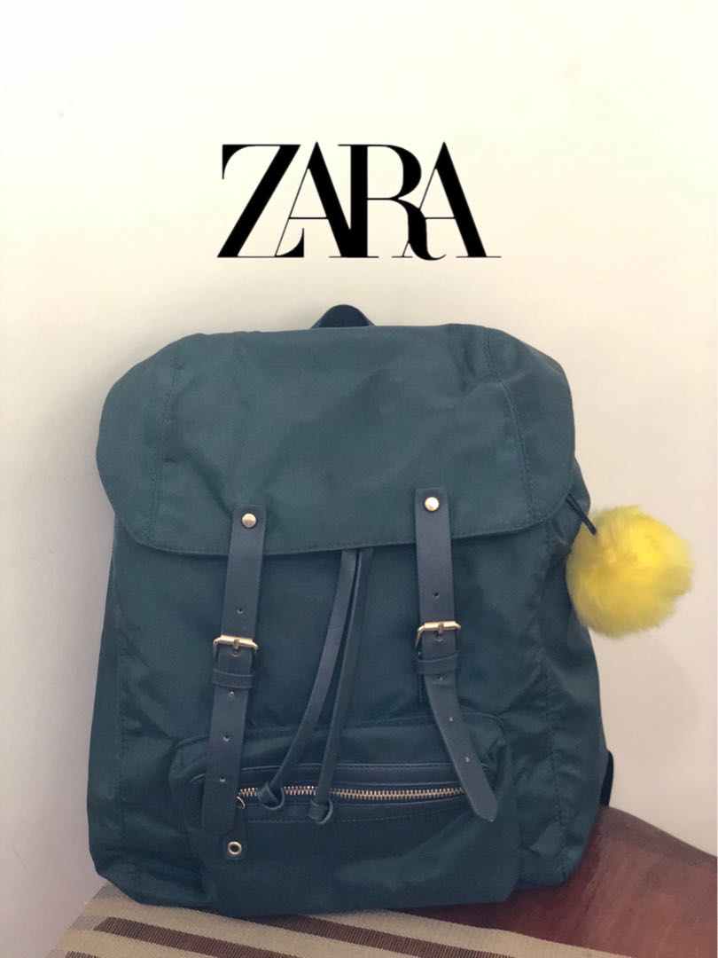 Original Zara Backpack with keychain , Men's Fashion, Bags, Backpacks ...