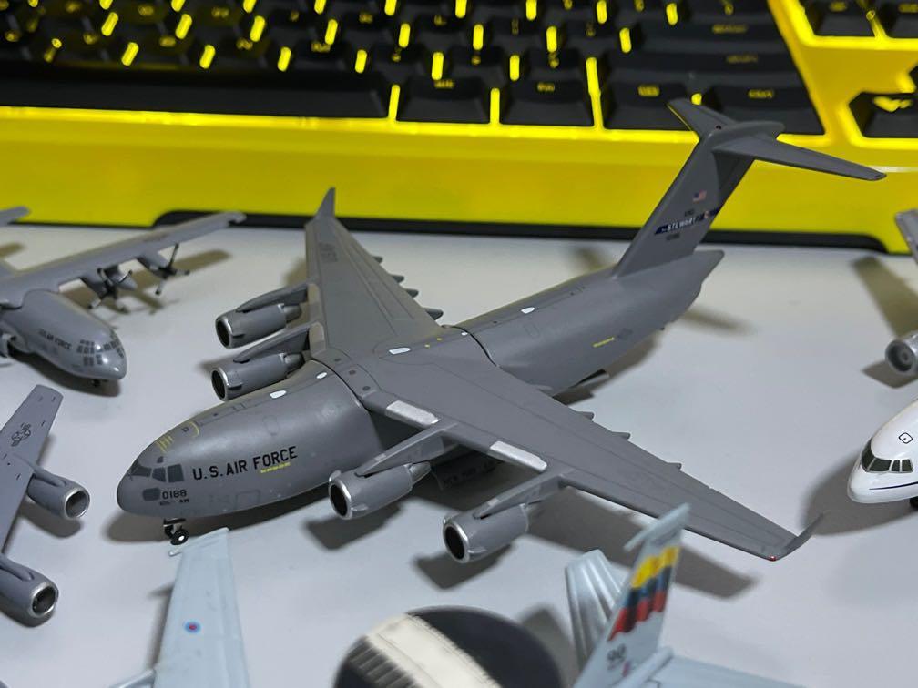 1/400 USAF RAF Lockheed Boeing Airbus L1011 C17 VC10 737 A320 E3 Sentry ...