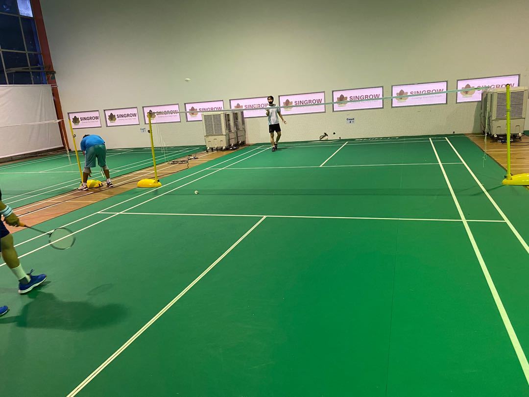 8-10am 17 jul Badminton court at sprout Hub, Sports Equipment, Sports ...