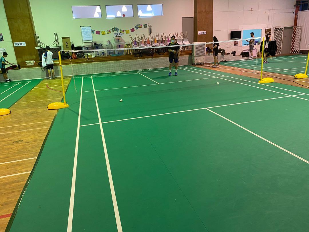 8-10am 17 jul Badminton court at sprout Hub, Sports Equipment, Sports ...