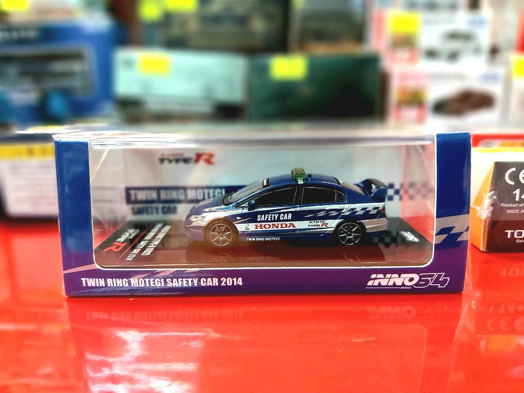 全新 INNO64 INNO 1/64 HONDA CIVIC TYPE R FD2CTWIN WING MOTEGI SAFETY CAR ...