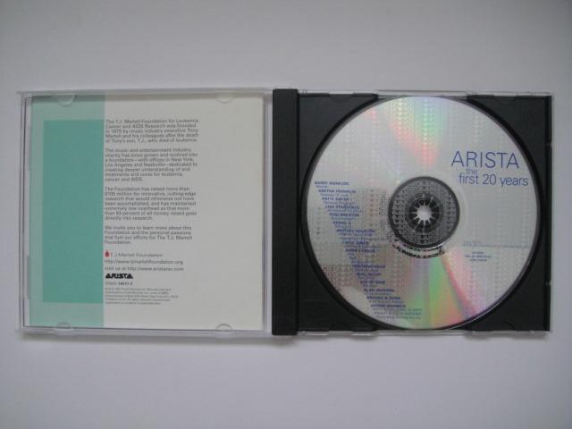 Arista The First 20 Years CD (美版) (Barry Manilow, Aretha Franklin ...