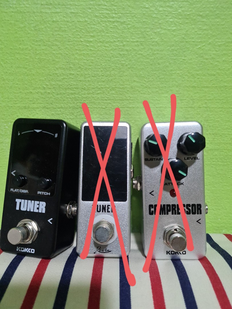 Basic Pedals (Tuner, Compressor), Hobbies & Toys, Music & Media, Music ...
