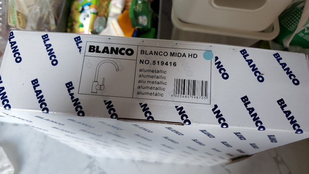 BLANCO MIDA(519416) 水龍頭(Alu metallic), 家庭電器, 廚房電器, 酒窖及存倉 - Carousell