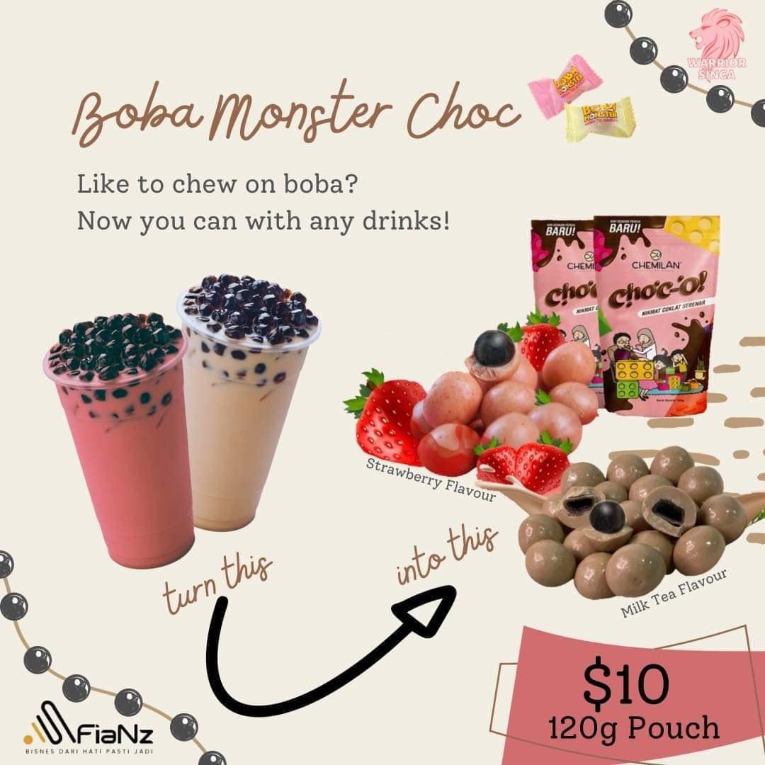 Boba chocolate, Food & Drinks, Packaged & Instant Food on Carousell