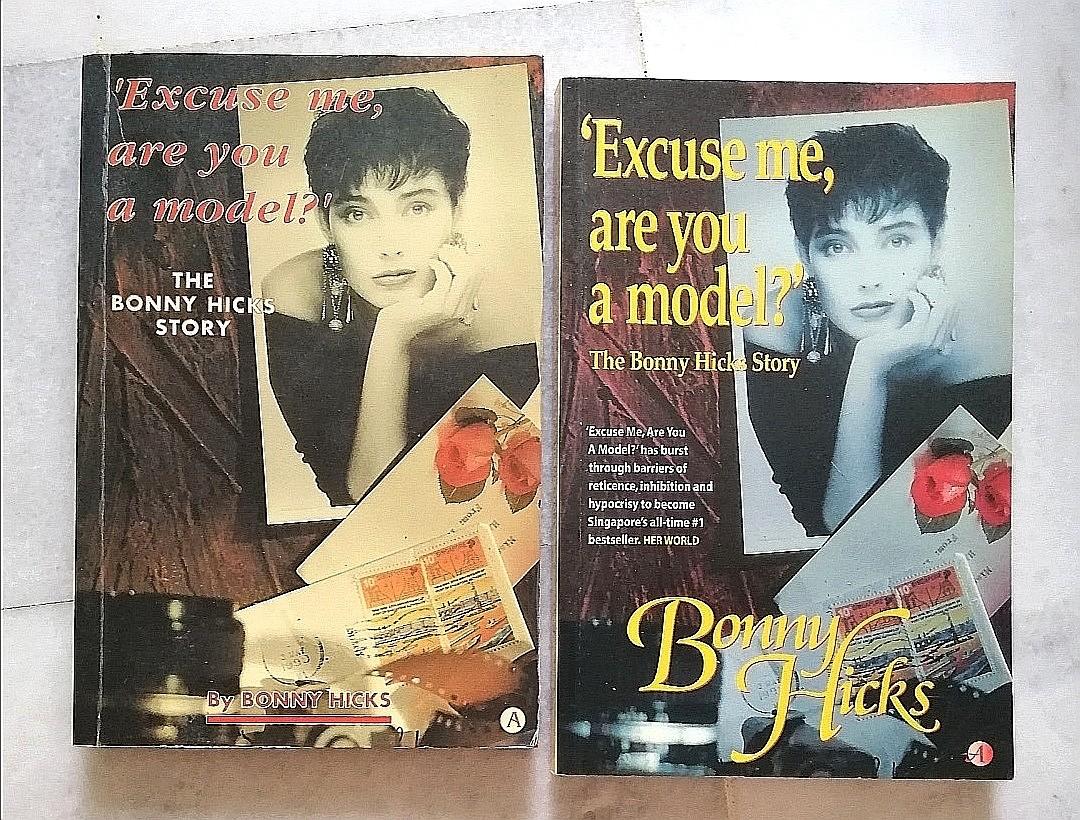 BOOK: THE BONNY HICKS STORY " EXCUSE ME, ARE YOU A MODEL?" BY BONNY HICKS (1990), Hobbies & Toys ...