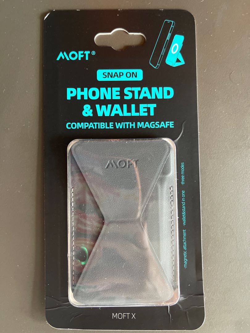 Brand New Genuine Moft MagSafe Cardholder in Grey, Mobile Phones & Gadgets, Mobile & Gadget ...