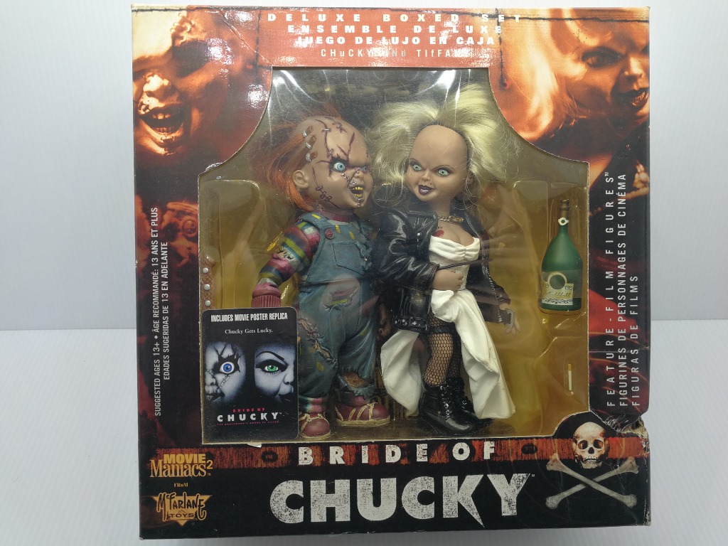 McFarlane Toys Child's Play Movie Maniacs Bride of Chucky Deluxe Boxed ...