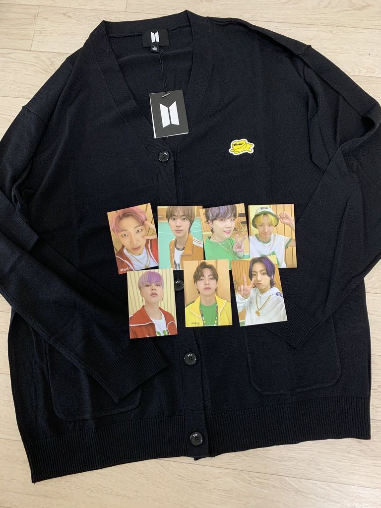 BTS BUTTER CARDIGAN | WTS LFB BTS JUNGKOOK JK V TAEHYUNG JIN SUGA RM ...