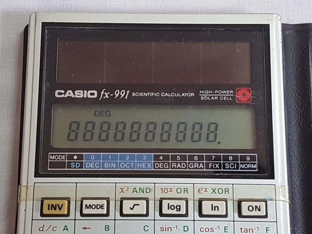 Casio fx-991 Solar Power Scientific Calculator, Mobile Phones & Gadgets ...