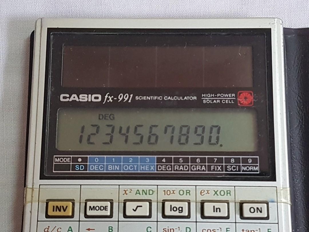 Casio fx-991 Solar Power Scientific Calculator, Mobile Phones & Gadgets ...