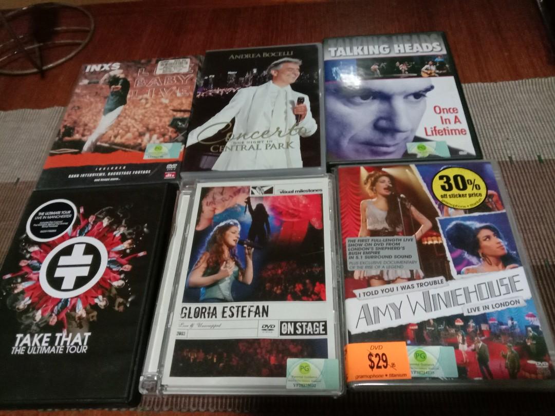 Concert and music video DVDs, Hobbies & Toys, Music & Media, CDs & DVDs ...
