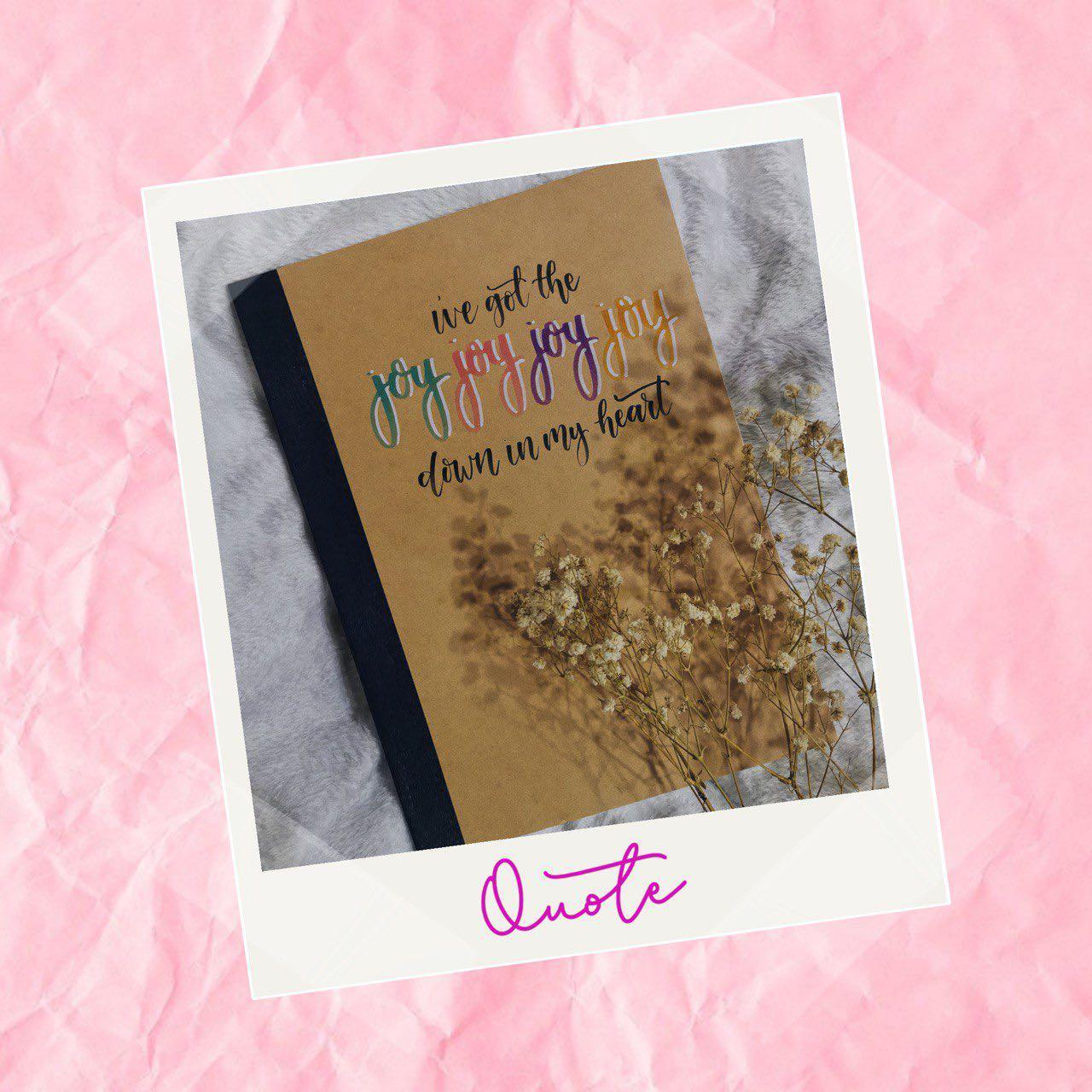 [CUSTOM] Calligraphy Notebooks - Quote Series, Hobbies & Toys ...