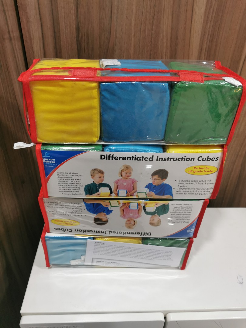 Differential instruction cubes, Babies & Kids, Infant Playtime on Carousell