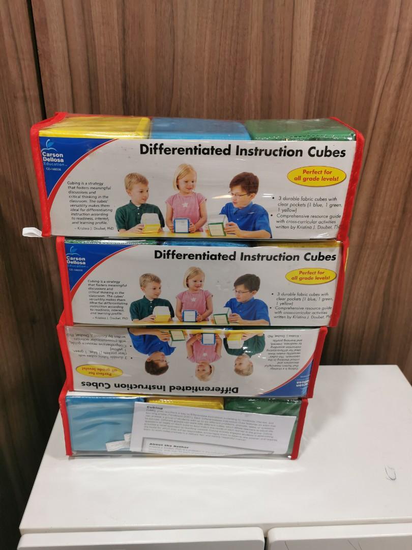 Differential instruction cubes, Babies & Kids, Infant Playtime on Carousell