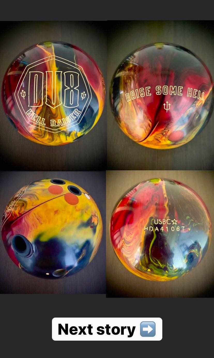 DV8 HellRaiser / Hell Raiser 15lbs Bowling Ball, Sports Equipment ...