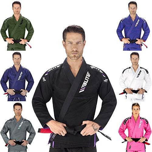 ELITE Sports BJJ Gi (Black/Purple Trim) - A1, Sports Equipment, Other ...