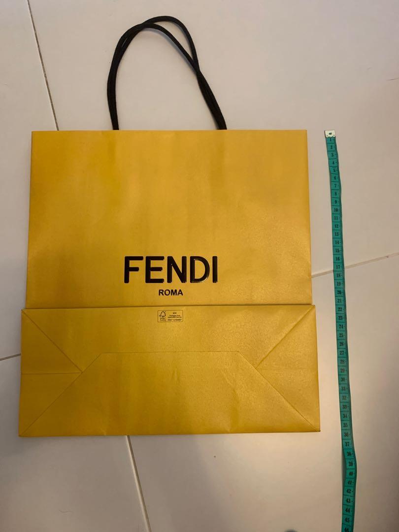 Authentic Fendi paperbag , Luxury, Accessories on Carousell