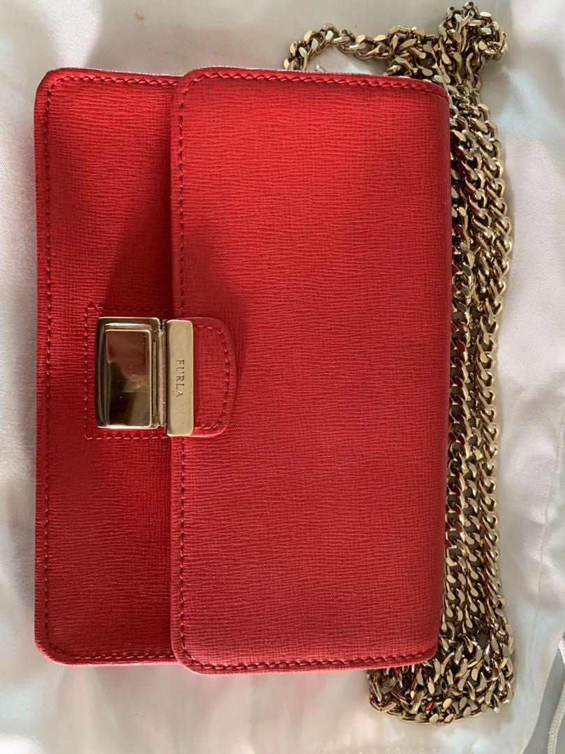 Furla wallet on chain, Women's Fashion, Bags & Wallets, Wallets & Card ...