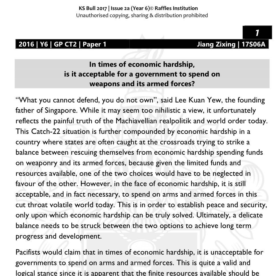 (2022) 90RP ALL $20 | H1 GP General Paper JC A Level O Level Notes ...