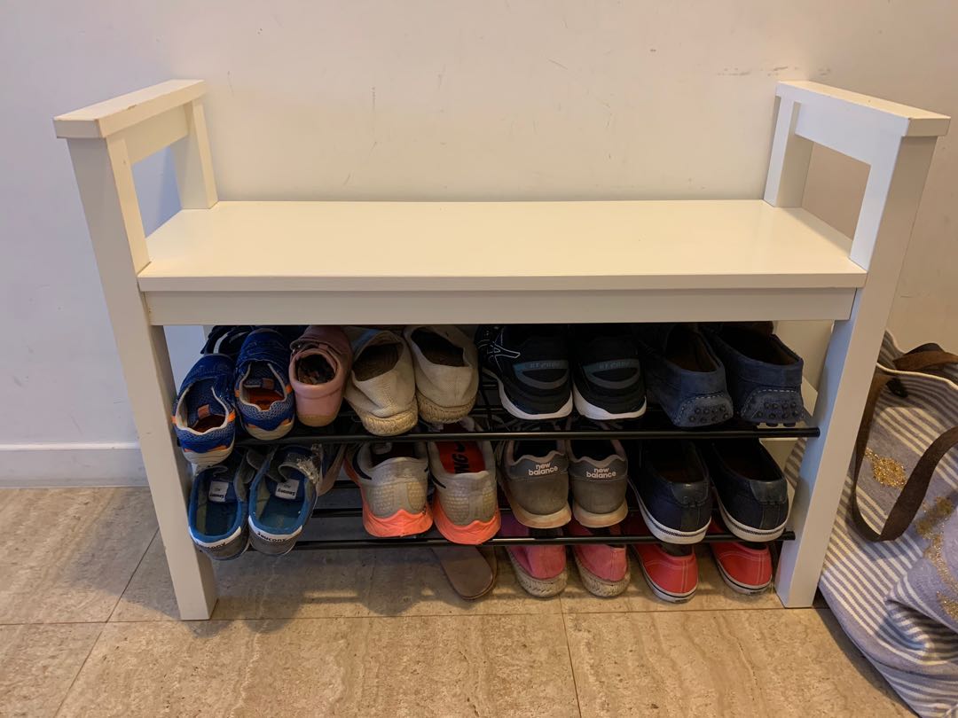 Hemnes Shoe Rack IKEA, Furniture & Home Living, Furniture, Shelves ...