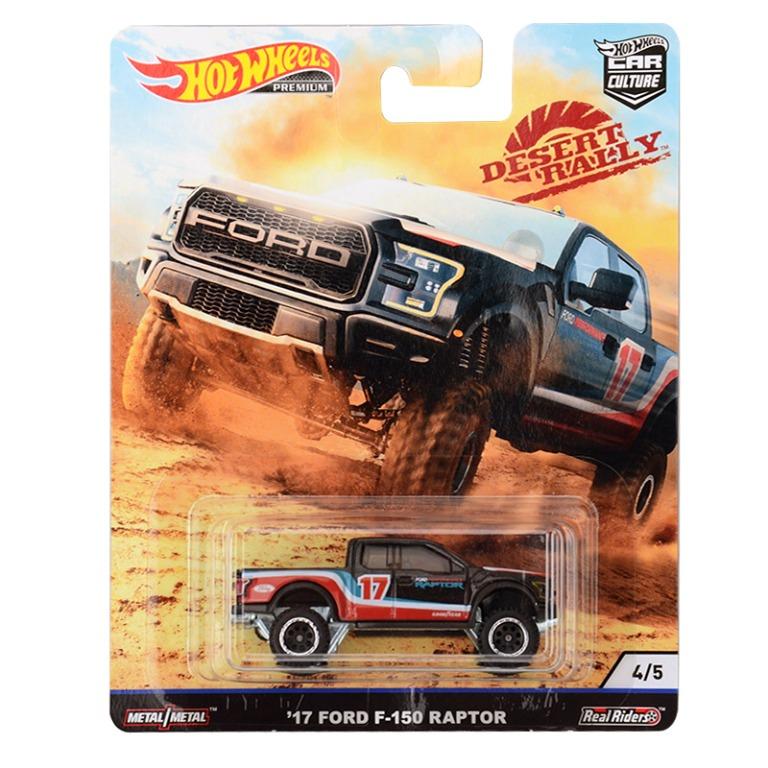 Hot Wheels Premium Car Culture Dessert Rally '17 Ford F-150 Raptor ...