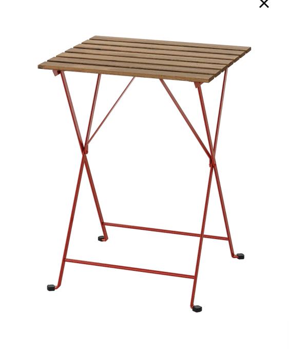 IKEA - Tarno table (red), Furniture & Home Living, Furniture, Tables ...