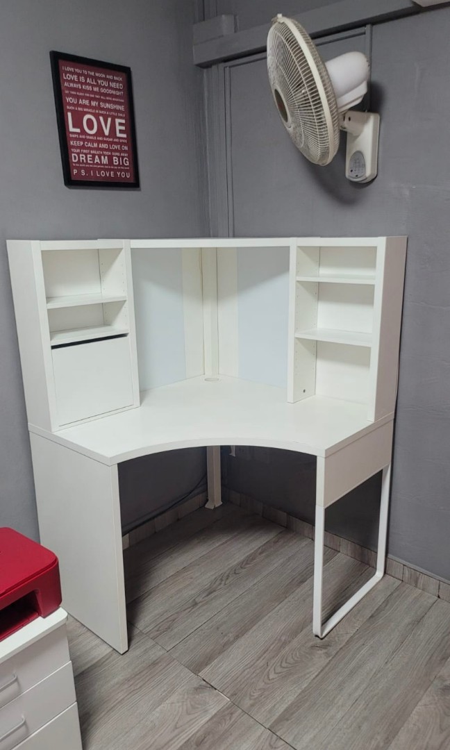 Ikea Corner Computer Table, Furniture & Home Living, Furniture, Tables ...