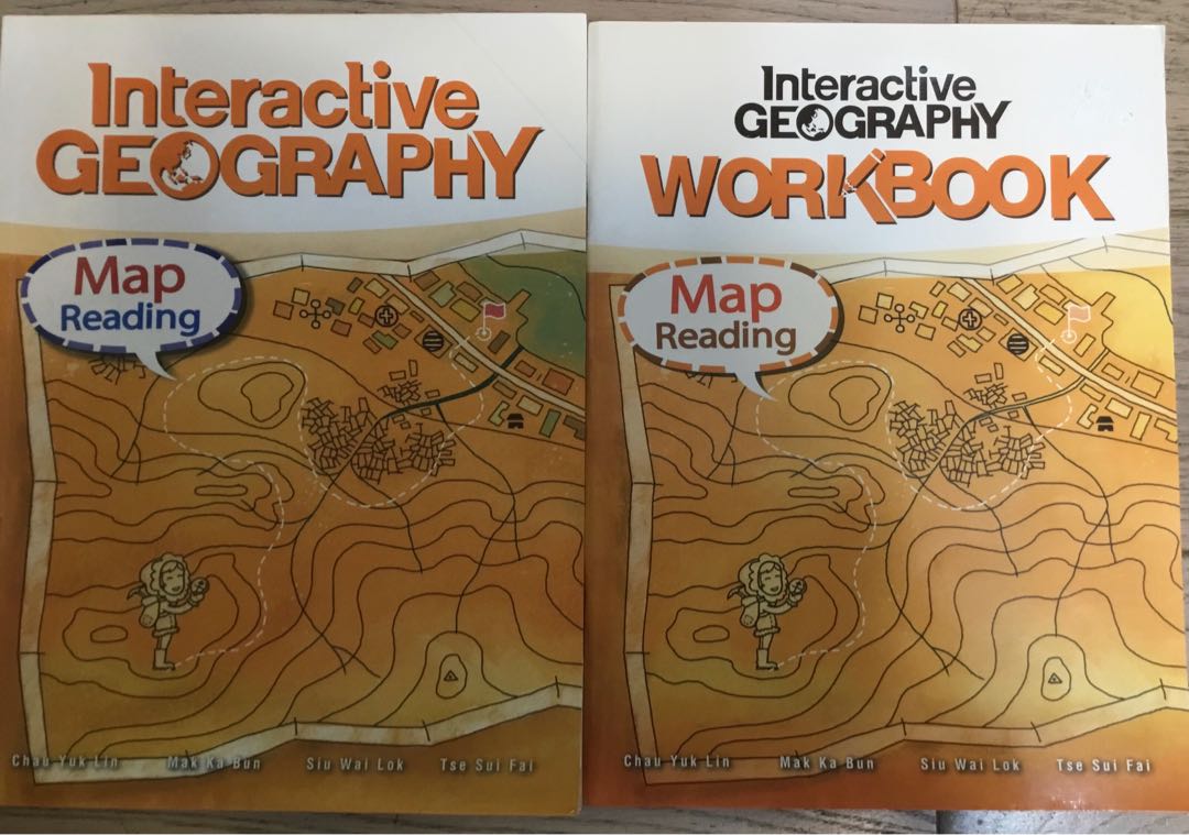 Interactive Geography Map Reading with Workbook, 興趣及遊戲, 書本 & 文具, 書本及雜誌 - 補充練習 - Carousell