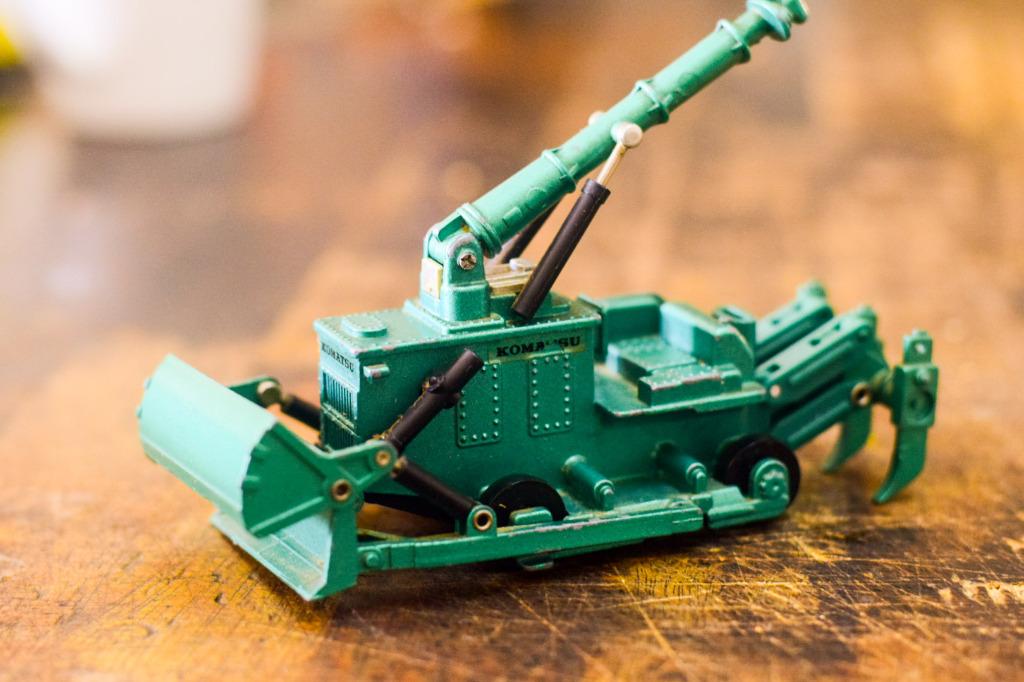 JAPAN Komatsu D155W Amphibious Bulldozer, Hobbies & Toys, Collectibles ...