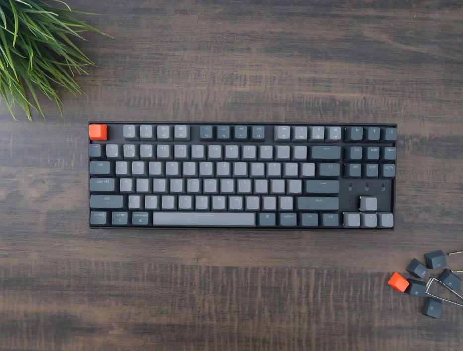 Keychron K8 white backlight hotswap, Computers & Tech, Parts ...