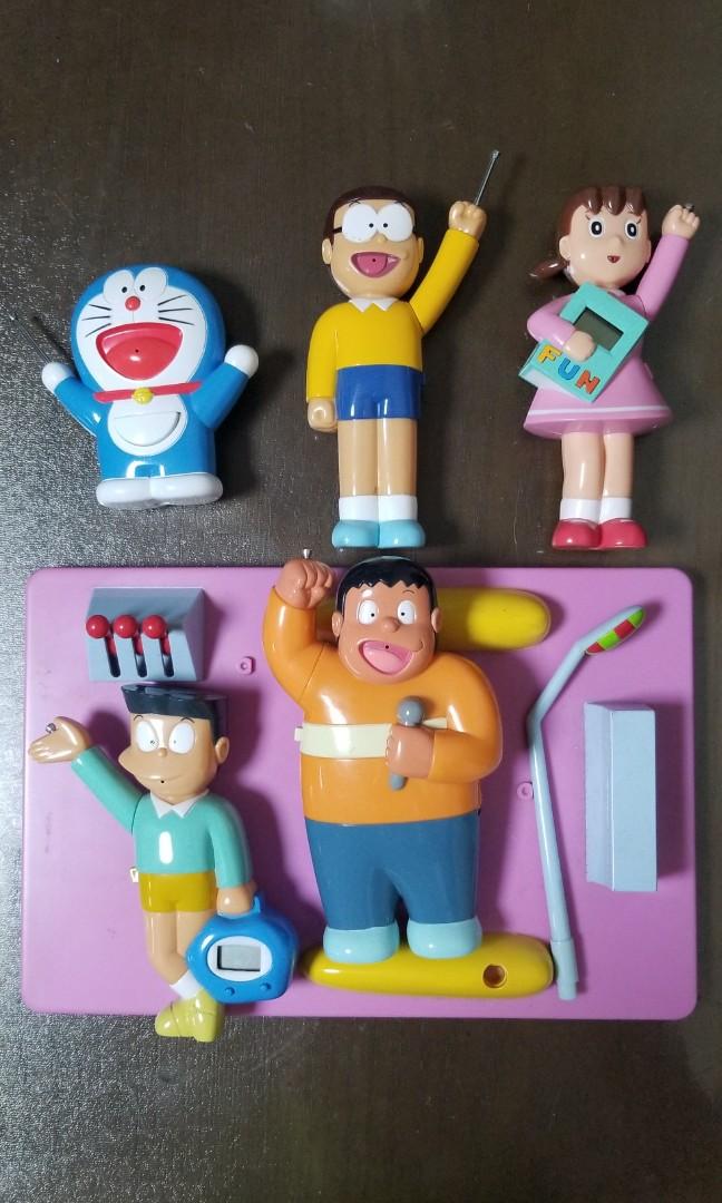 KFC 絕版 35週年 多啦a夢 Doraemon 叮噹 Walkie Talkie 對講機 1 Set 5款 大雄 叮噹 多啦a夢 胖虎 阿 ...