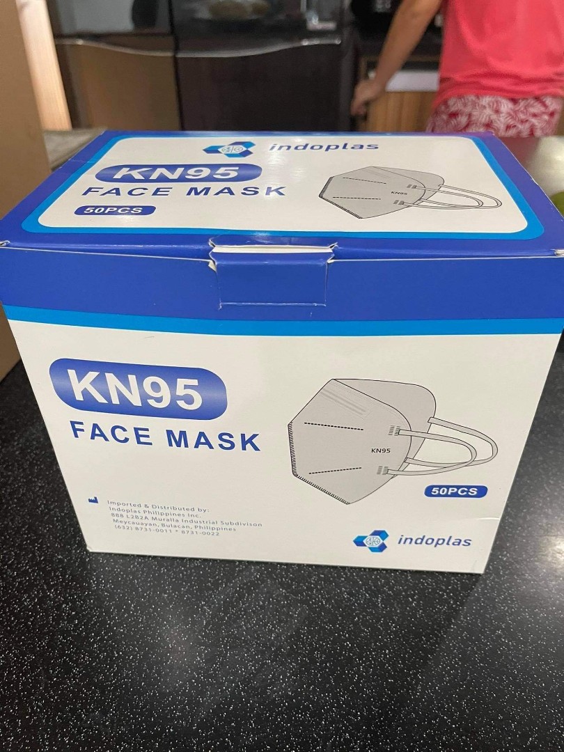 Kn95 fda approved indoplas, Health & Nutrition, Face Masks & Face ...