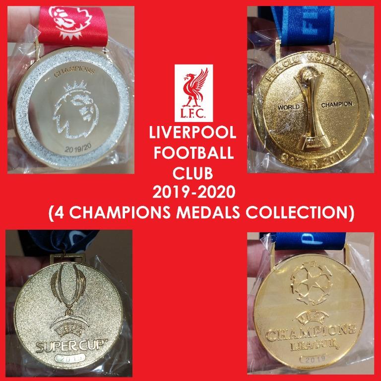 Liverpool FC (19-20 four medals collection), Hobbies & Toys ...