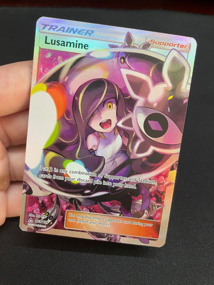 Lusamine Full Art Pokémon Card: Ultra Prism, Hobbies & Toys, Toys ...