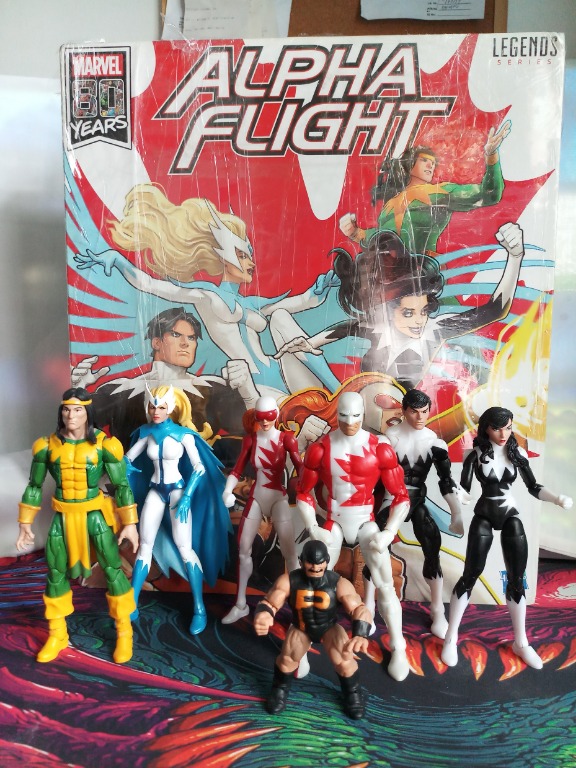 Marvel Legends Alpha Flight Box Set + Guardian from wendigo wave ...