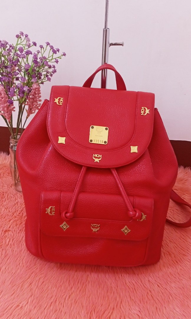 Original MCM Backpack Germany, Luxury, Bags & Wallets on Carousell
