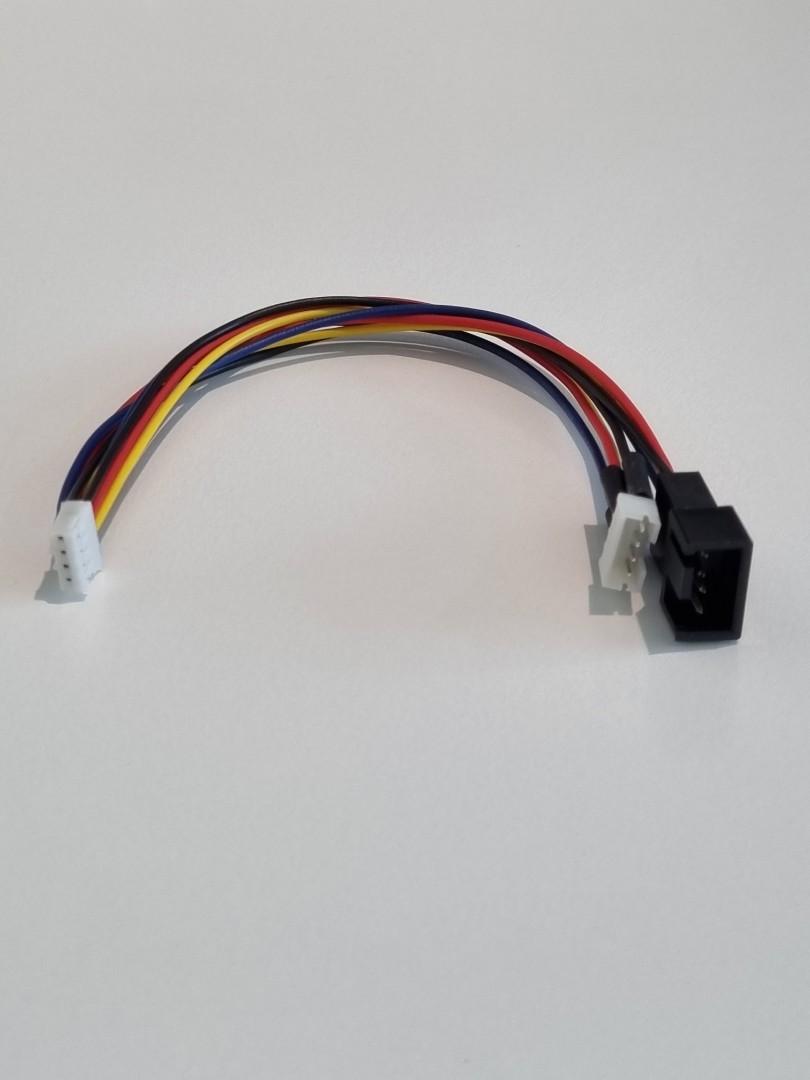 Mini 4-Pin GPU Female to Mini-4 Pin GPU Male and PWM Male Cable ...