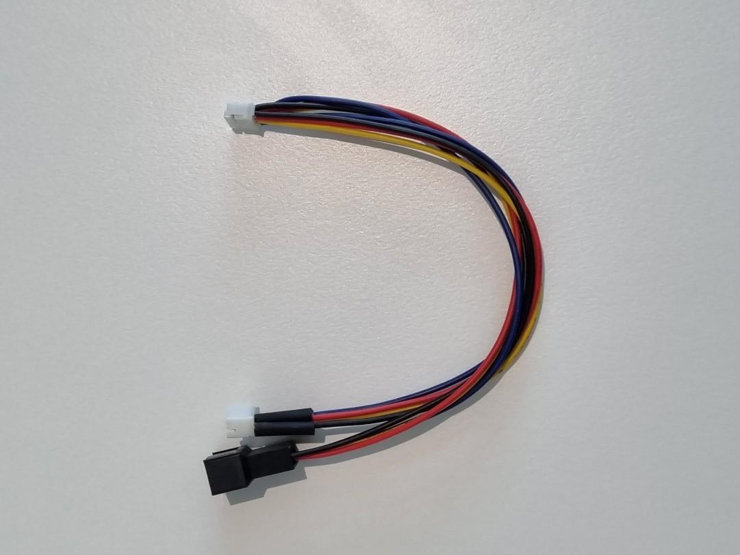 Mini 4-Pin GPU Female to Mini-4 Pin GPU Male and PWM Male Cable ...