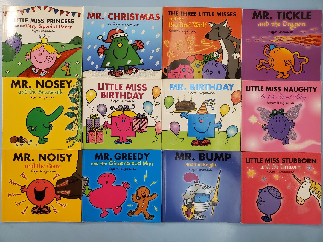 Mr Men and Little Miss Books with Added Sparkle (12 books), 興趣及遊戲, 書本 ...