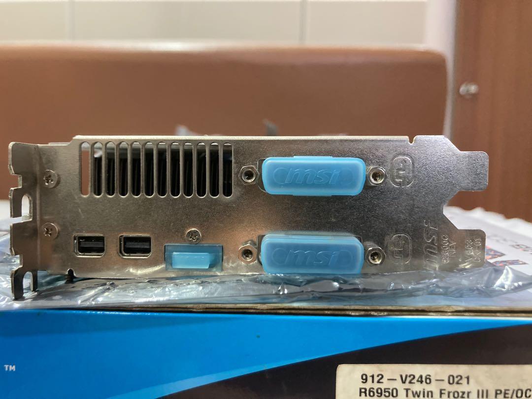 MSI Radeon R6950 Twin Frozr III Power Edition/OC 2GB Graphics Card ...