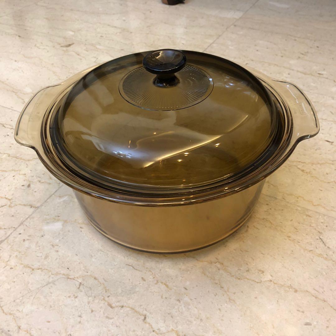 New 5L VISIONS Corning Glass Pot, Furniture & Home Living, Kitchenware ...