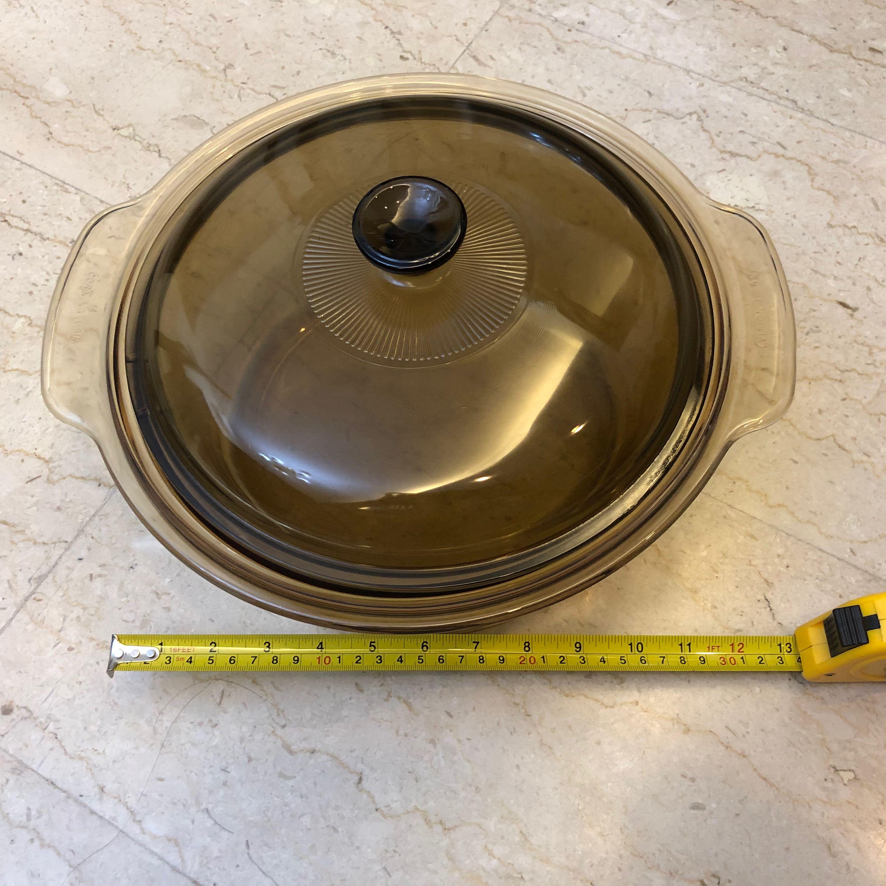 New 5L VISIONS Corning Glass Pot, Furniture & Home Living, Kitchenware ...