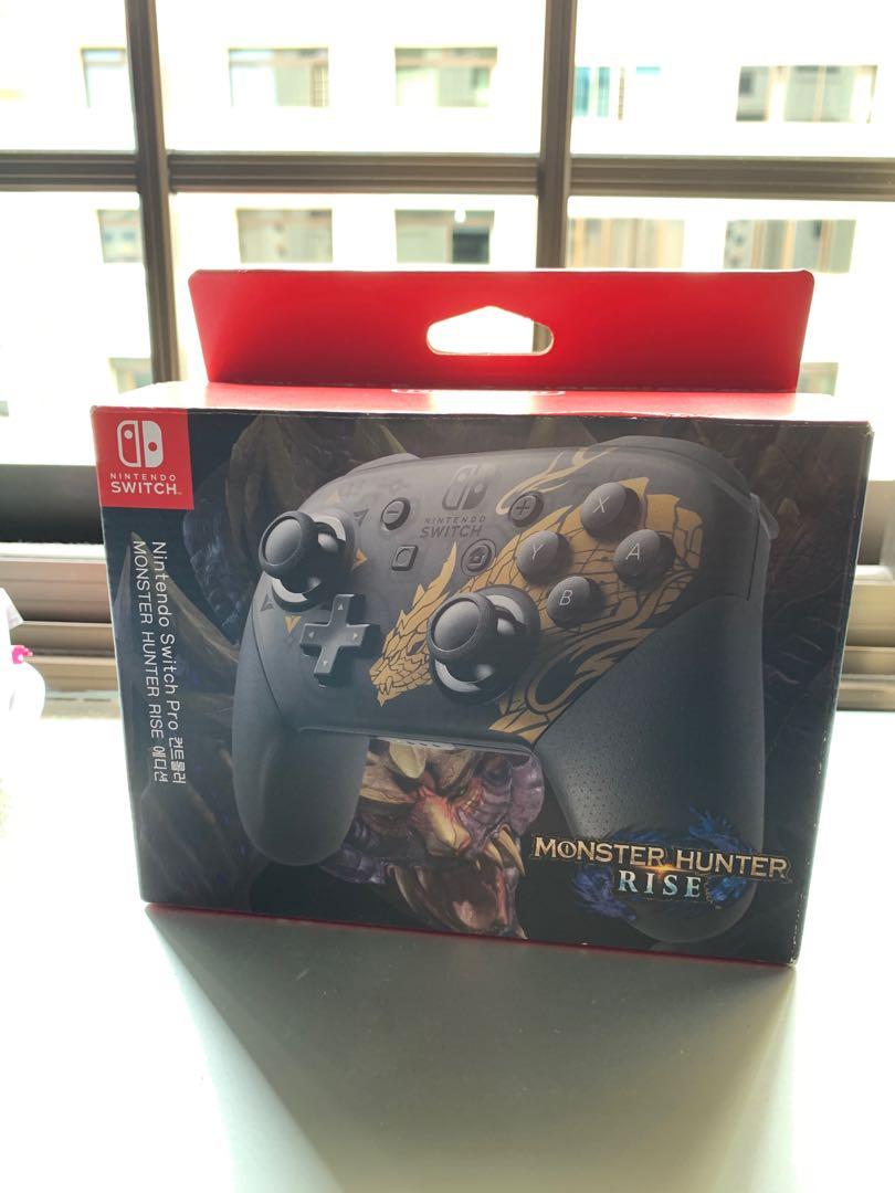 Nintendo Switch Pro Controller Monster Hunter Rise, Video Gaming ...