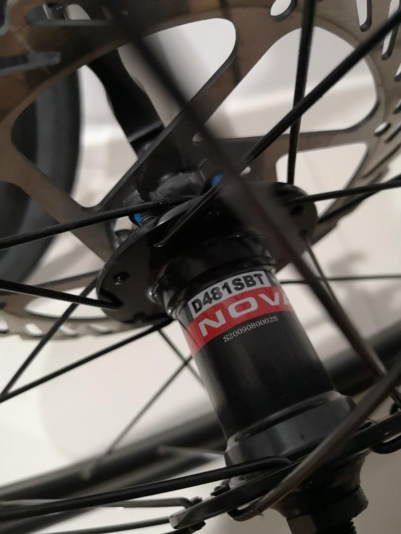 Novatec 20 inch 406 rim and hub, with CST speedway tyre and 160 rotor, Sports Equipment ...