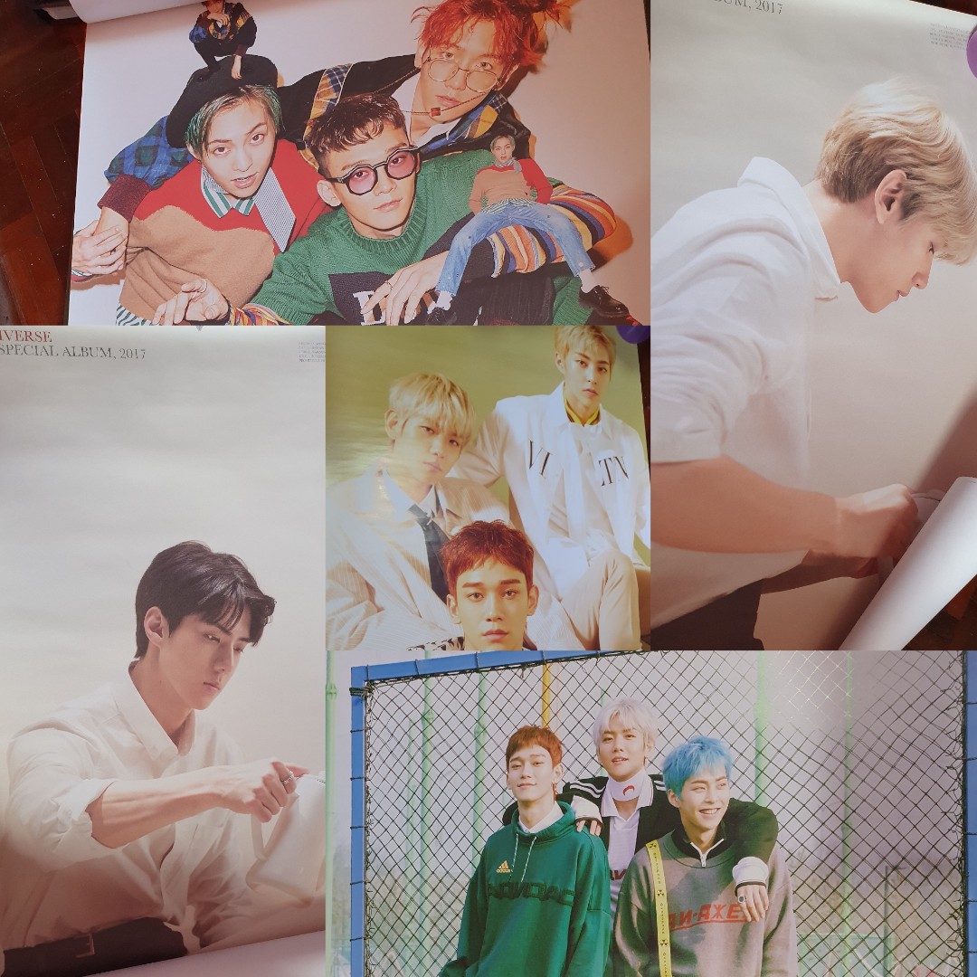 OFFICIAL EXO CBX & EXO POSTER (BUNDLE DEAL), Hobbies & Toys ...
