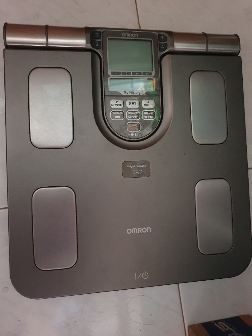 Omron Body Composition Monitor with Scale - 7 Fitness Indicators & 90 ...