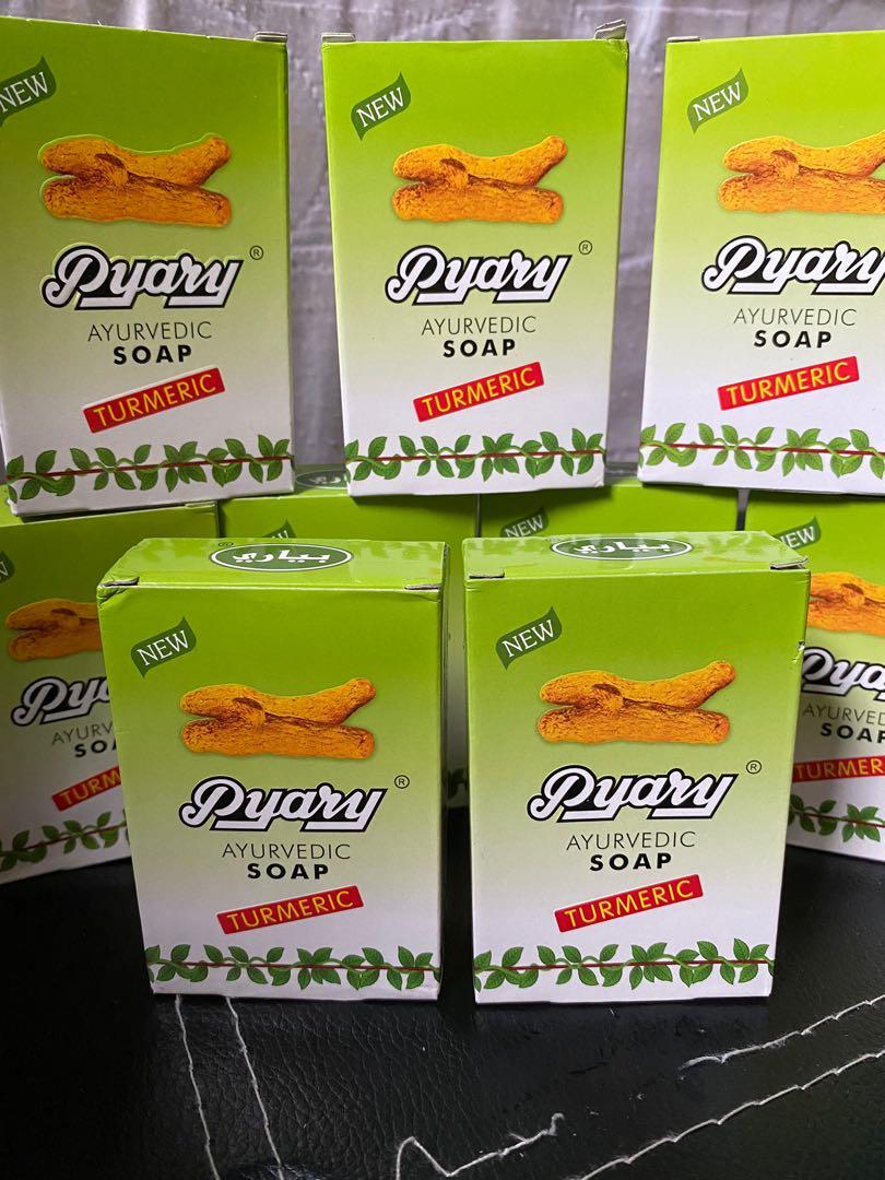 Original Pyary Ayurvedic Turmeric Soap, Beauty & Personal Care, Bath ...