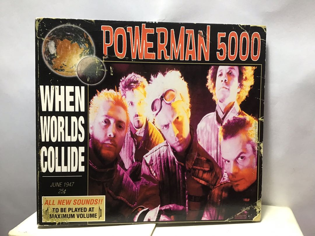 CD US PRESS Powerman 5000 - When Worlds Collide OOP 1999 USA PROMO CD ...